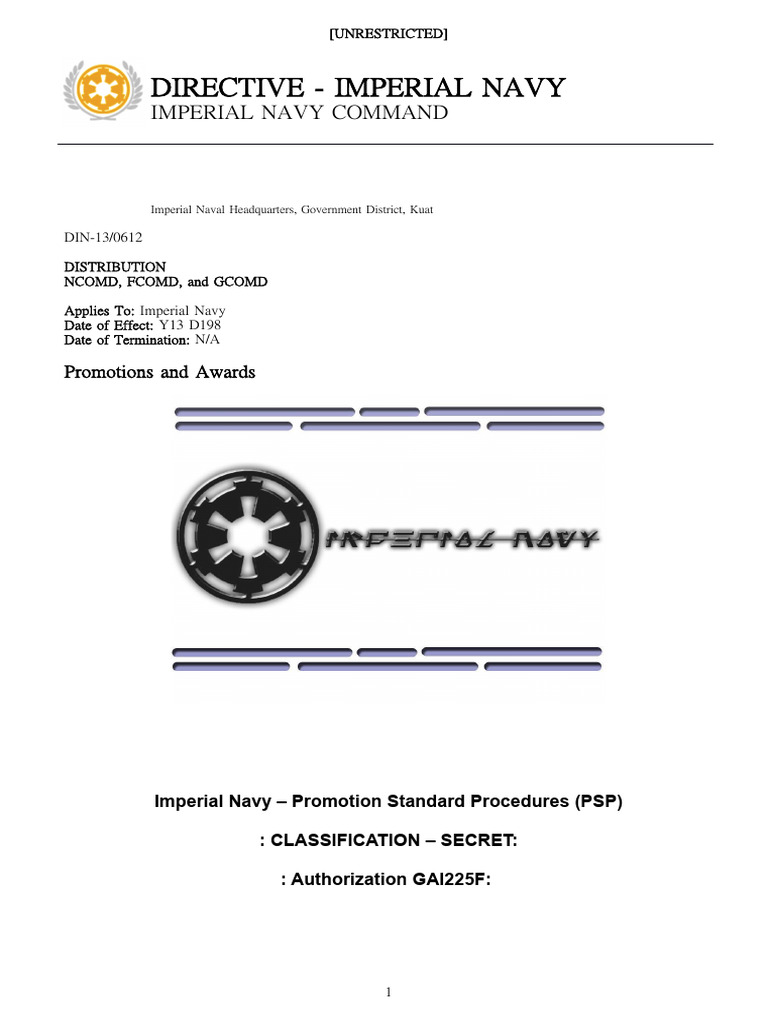 Naval Doctrine - Promotions and Awards-1 | PDF | Lieutenant | Military