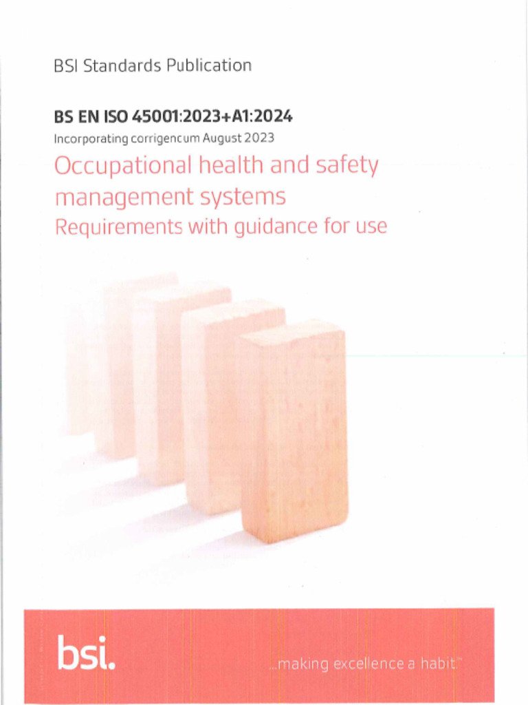 BS en Iso 45001 - 2023+a1 - 2024 | PDF