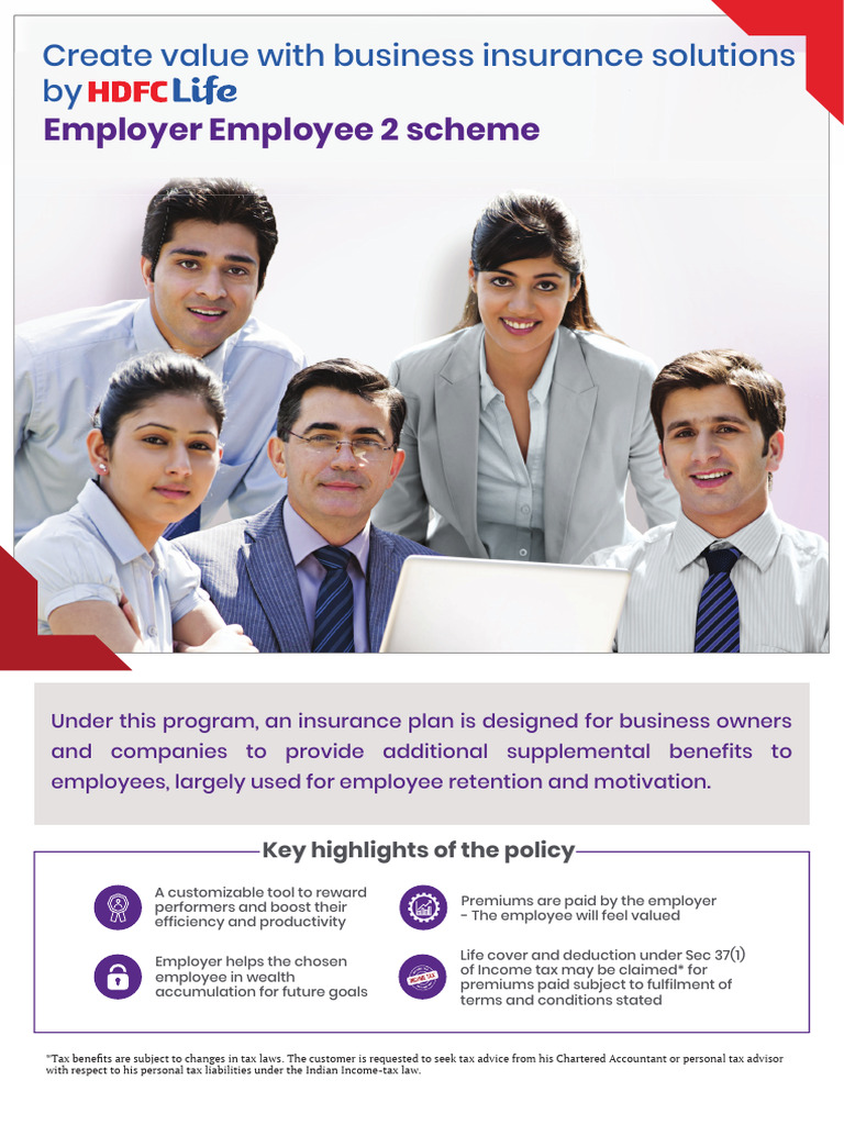 Employer - Employee - One Pager | PDF | Insurance | Taxes