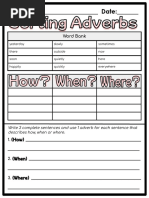 Adding Adverbs | PDF | Language Arts & Discipline
