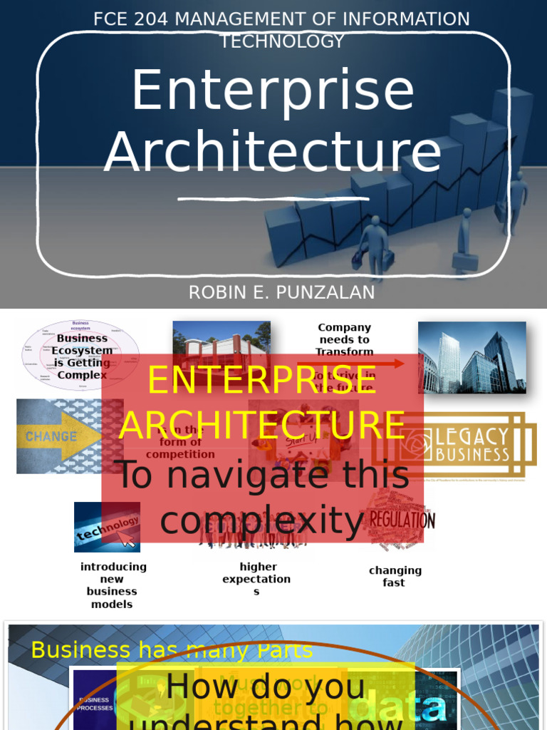 enterprise architecture | PDF | Enterprise Architecture | Information Science