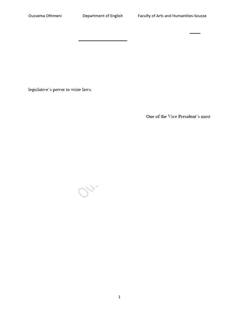 The Functions of the Branches of Government- The Executive Branch | PDF ...