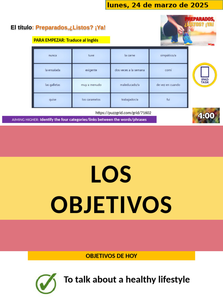 1- Preparados listos ya STUDENT | PDF | Semantic Units | Linguistic ...