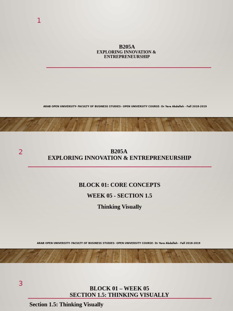 B205A Block 01 Week 05 | PDF | Storytelling | Massive Open Online Course