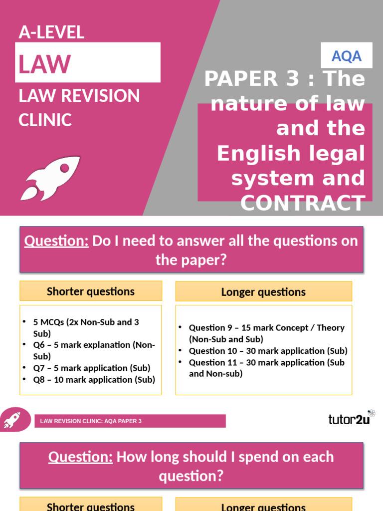 Law-Revision-Clinic-AQA-Paper-3 | PDF | Misrepresentation | Common Law