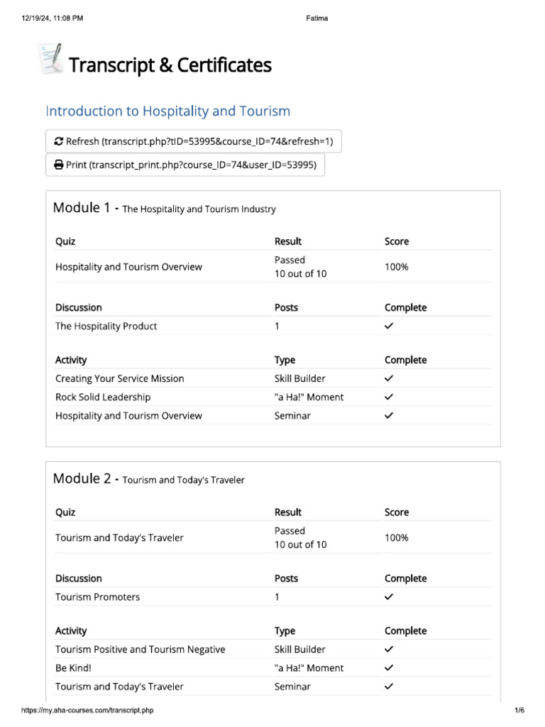 AHA World Campus | PDF