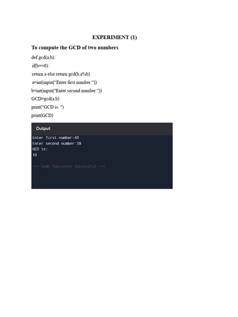 Python Programming Experiments | PDF | Algorithms And Data Structures ...