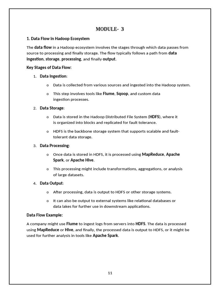 HADOOP Notes Unit 3 and 4 | PDF | Apache Hadoop | Map Reduce