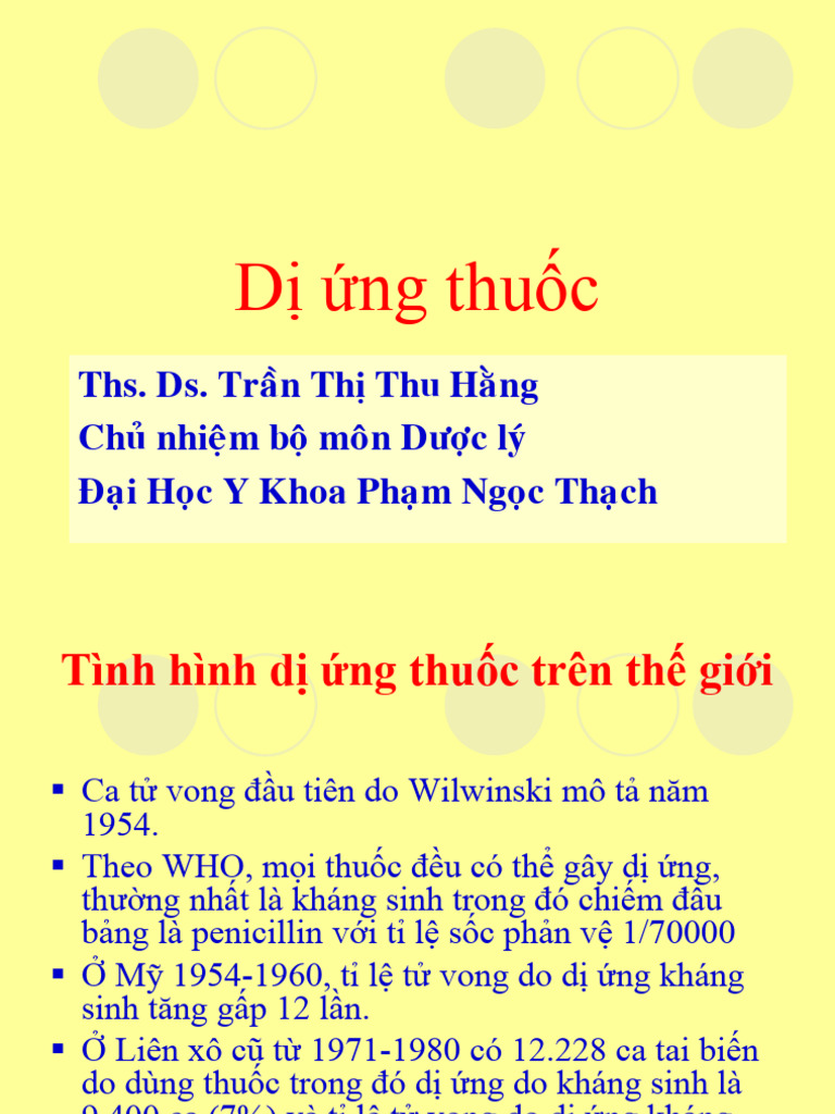 DI UNG THUOC | PDF