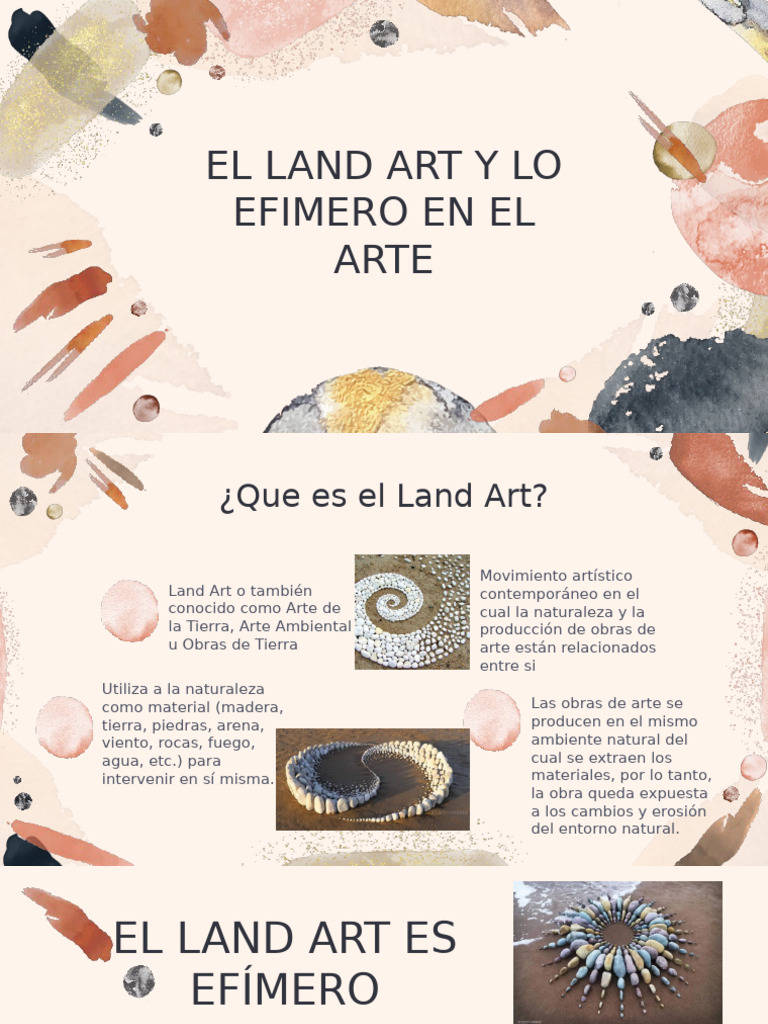 Arte Efimero y Land Art | PDF