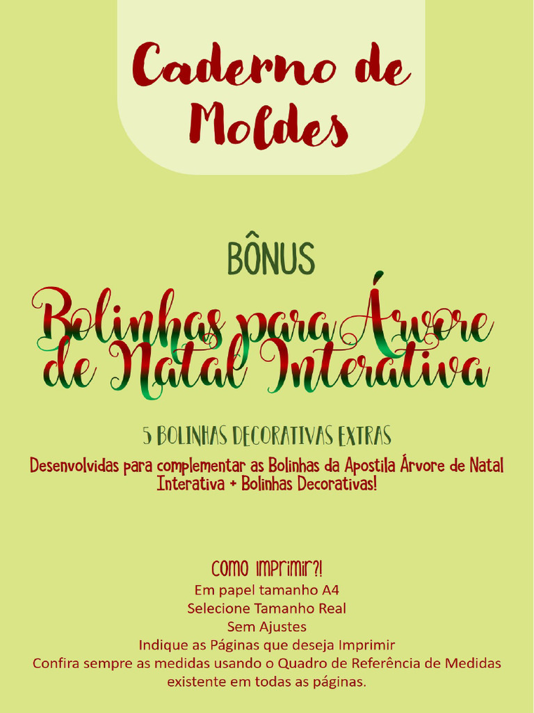 Caderno de Moldes Bolinhas Decorativas Bônus | PDF