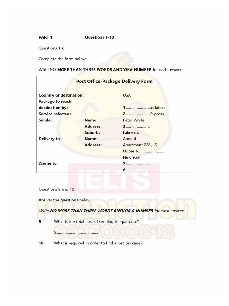 Test 13 - IELTS Prediction | PDF