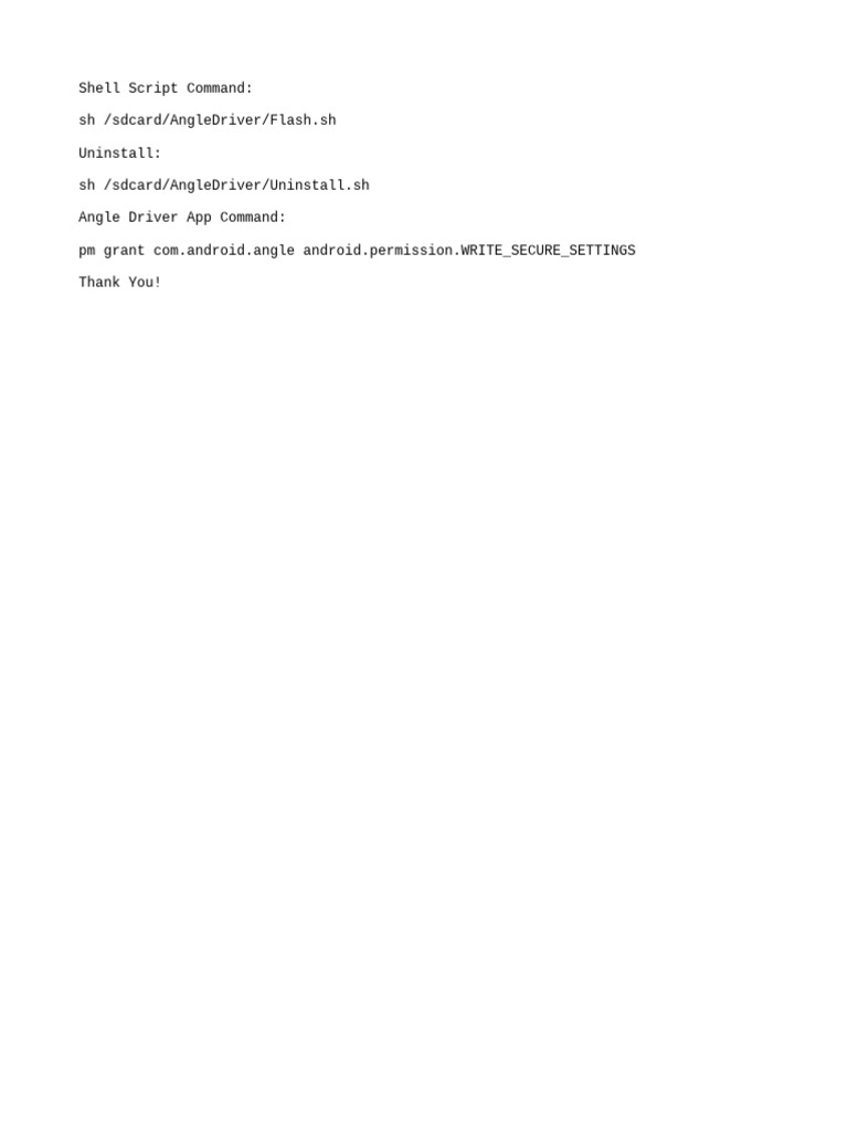 Commands | PDF