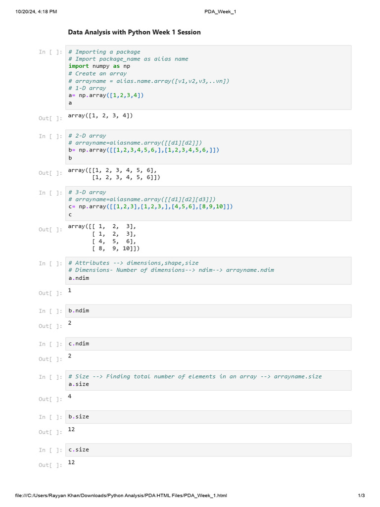 PDA_Week_1-8 & 10-12.Ipynb - Colab | PDF | Monty Python | Standard Deviation