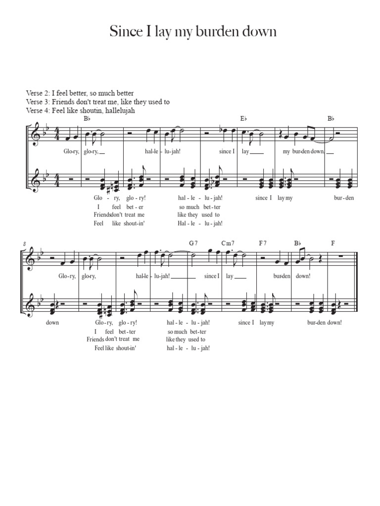 Since I Lay My Burden Down | PDF | Ketuvim