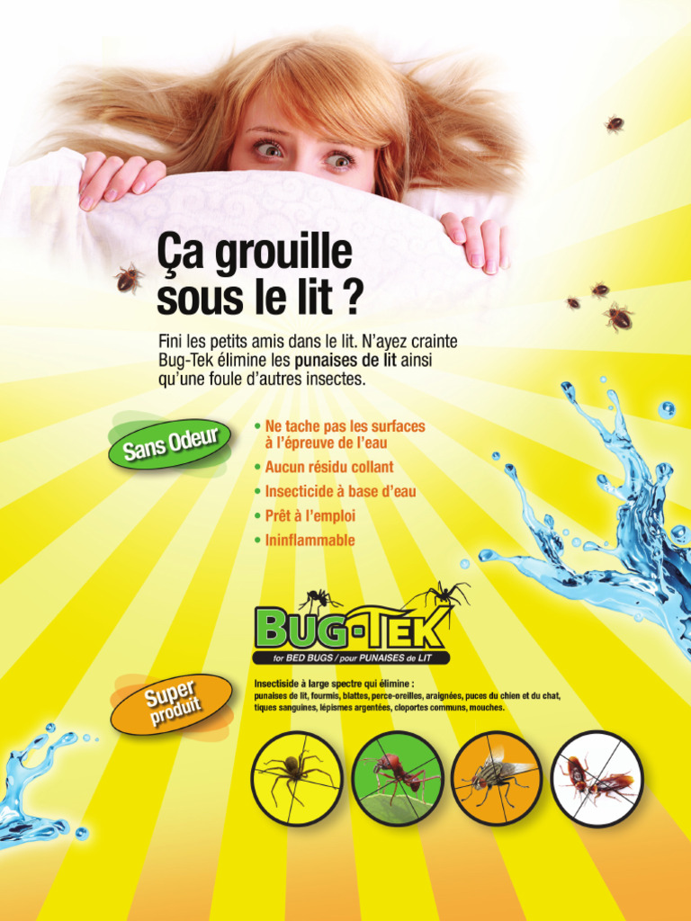 Fiche Technique - Bug-Tek Insectiside Punaises | PDF