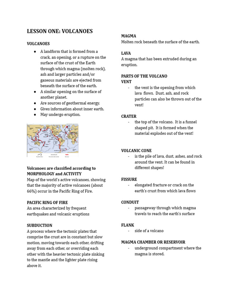 Grade 9 Science Reviewer | PDF | Volcano | Types Of Volcanic Eruptions