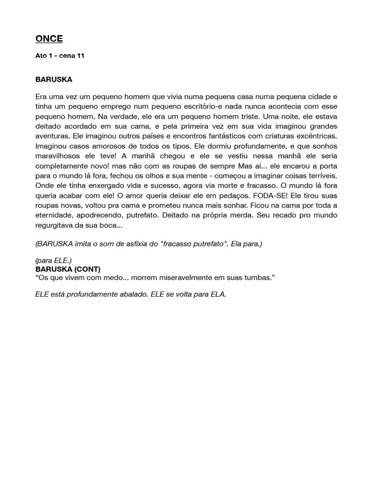 Baruska: O Medo do Mundo Exterior | PDF