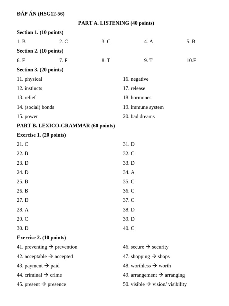 (HSG12-56) Da Tieng Anh 12 2016 | PDF | Laughter