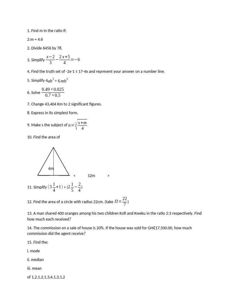 Maths | PDF