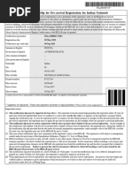 Pre-arrival Registration Slip for Indians | PDF | Passport | Hong Kong