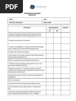 Intravenous Fluid Monitoring Sheet | PDF