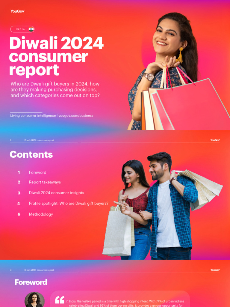 YouGov India Diwali Consumer Report Oct 2024 | PDF | Christmas And ...