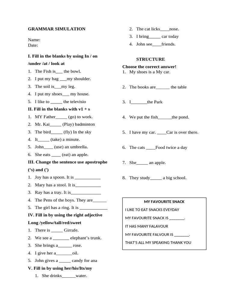 Grammar Simulation PKB Final | PDF