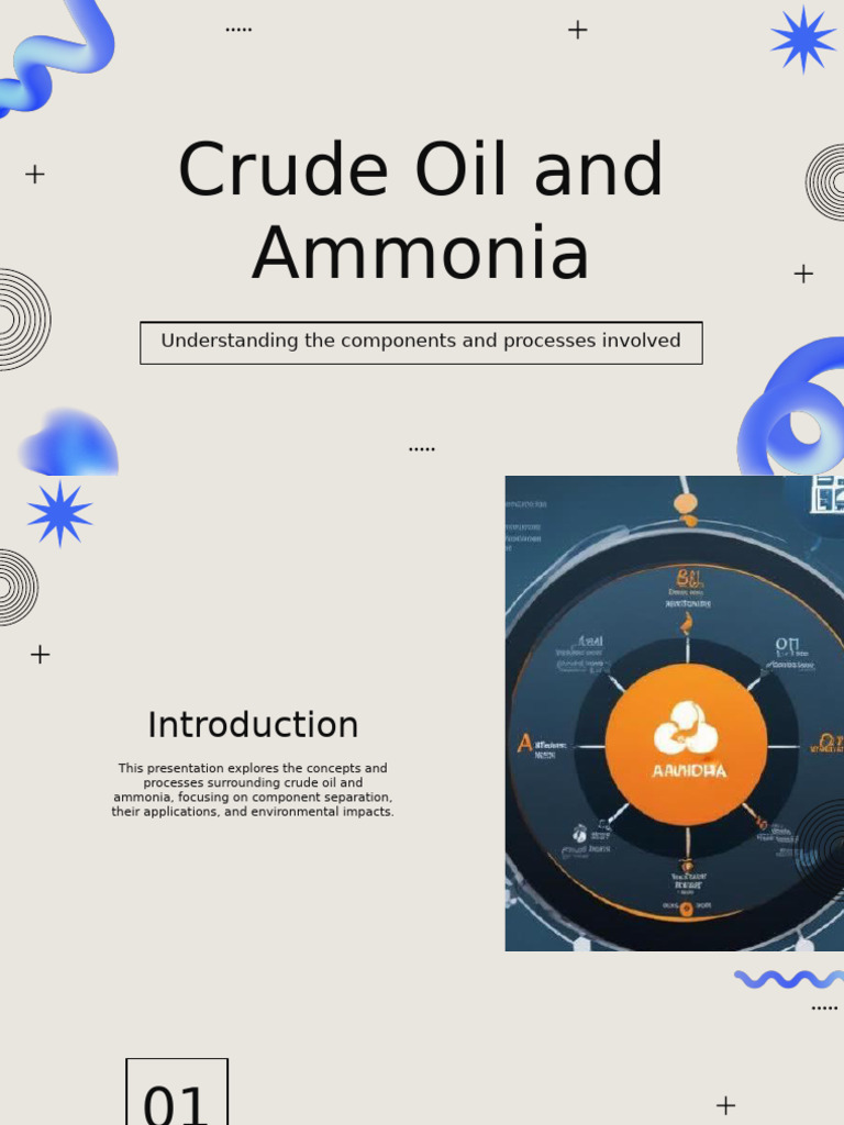 Crude Oil and Ammonia: Processes & Impact | PDF | Petroleum | Ammonia