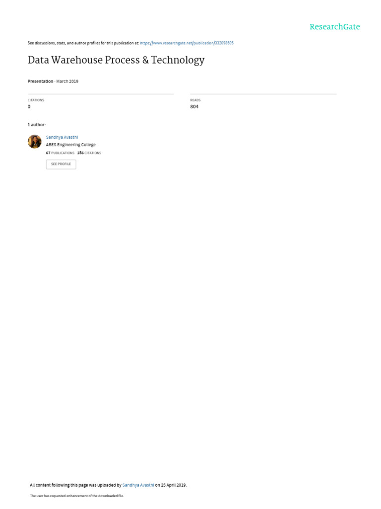 Unit2 1 DWstrategy 4.11.24 | PDF | Data Warehouse | Computer Cluster