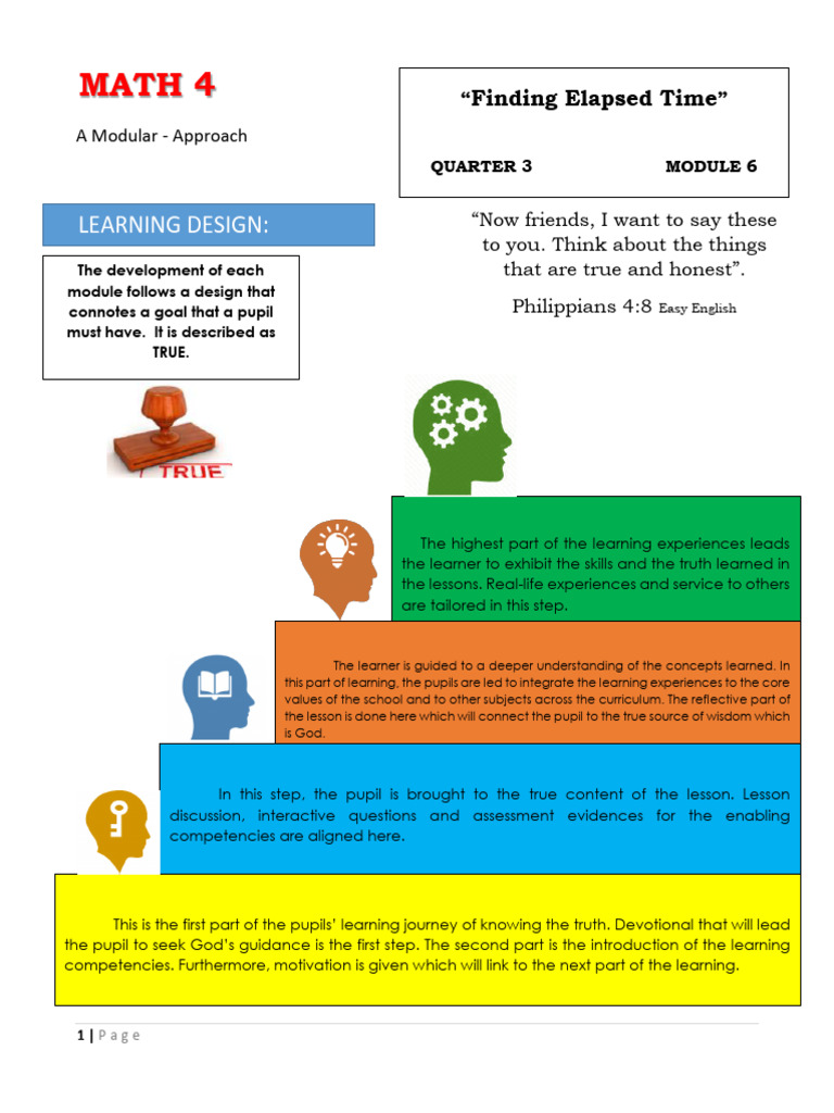 MATH-4-MODULE 6 - 3RD QUARTER For CPUC | PDF | Learning | Wisdom