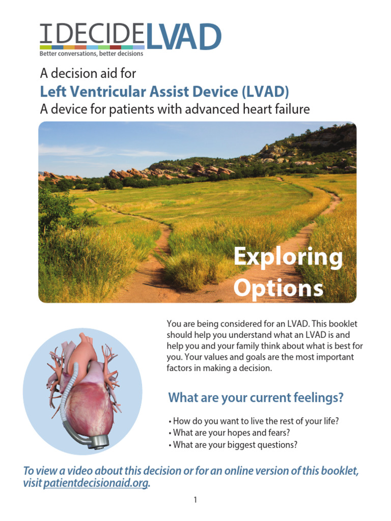 LVAD Pamphlet 5 20 2020 | PDF | Palliative Care | Health Care