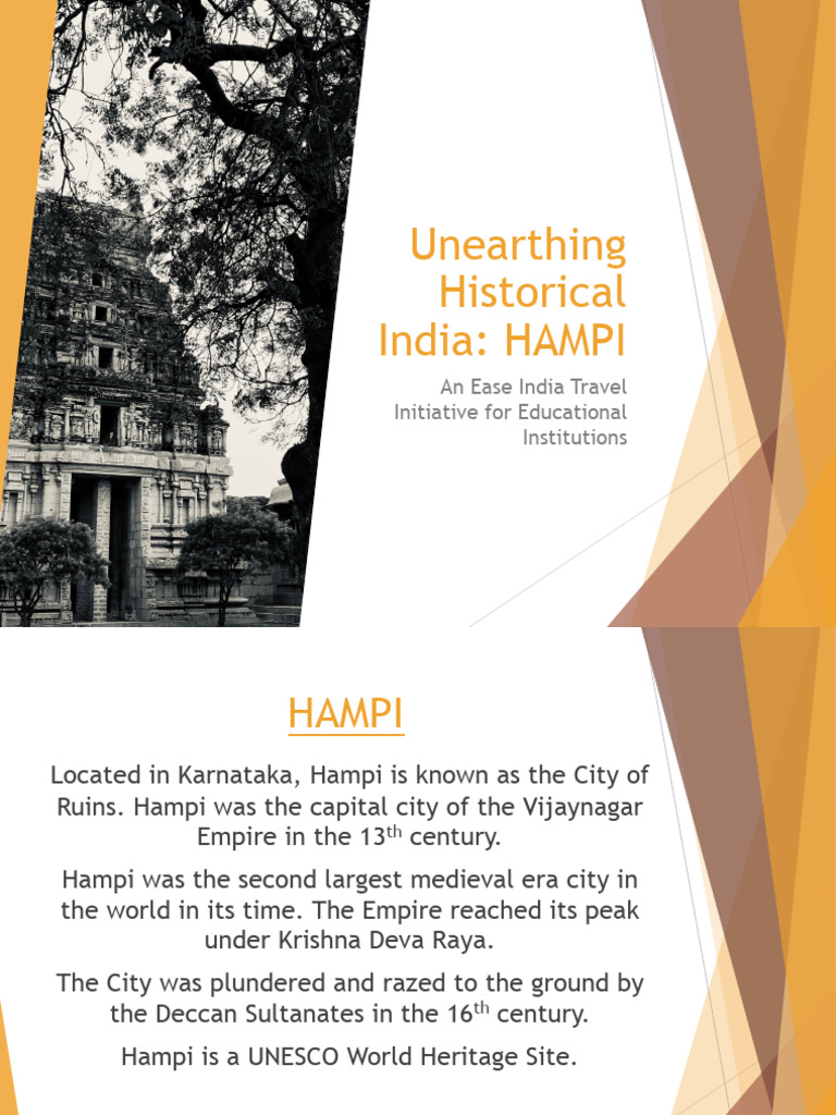 Unearthing Historical India Hampi | PDF