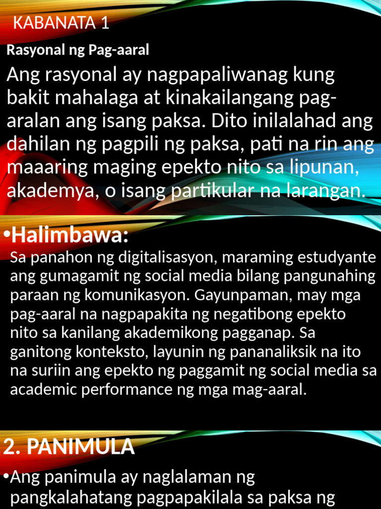 Kabanata 1 | PDF