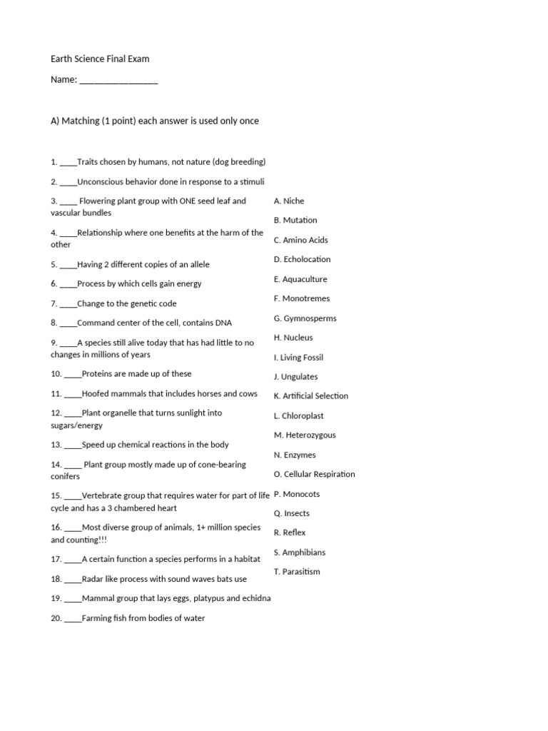 Earth Science Final | PDF | Volcano | Plate Tectonics