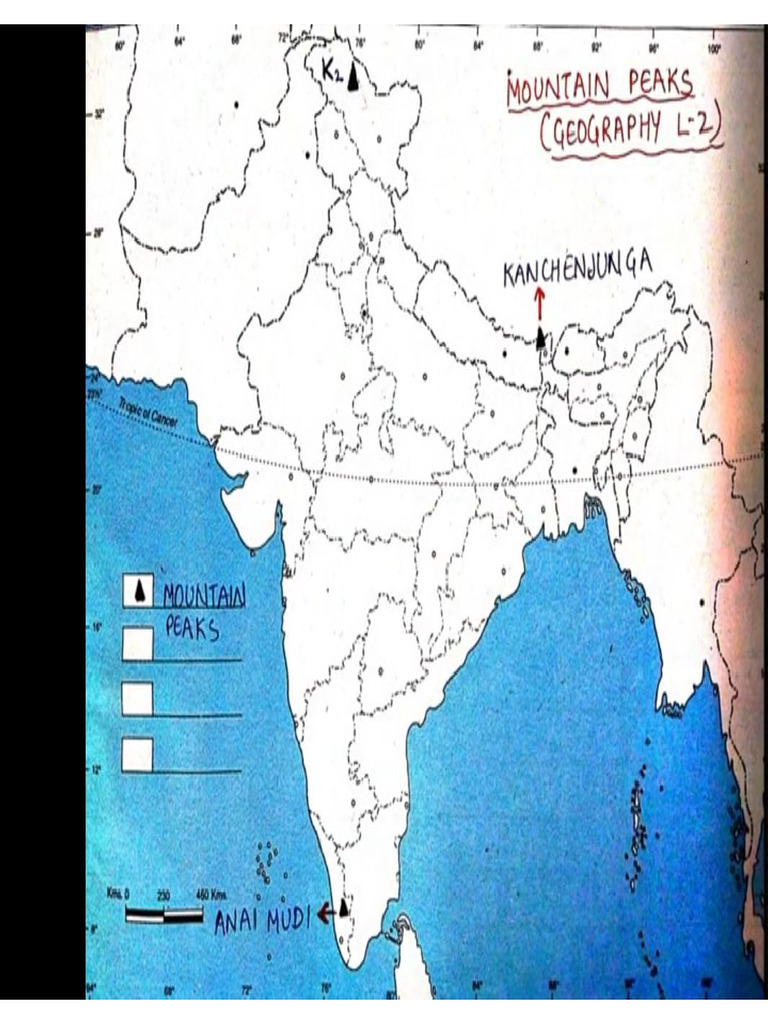 Class IX - Important Map Work | PDF