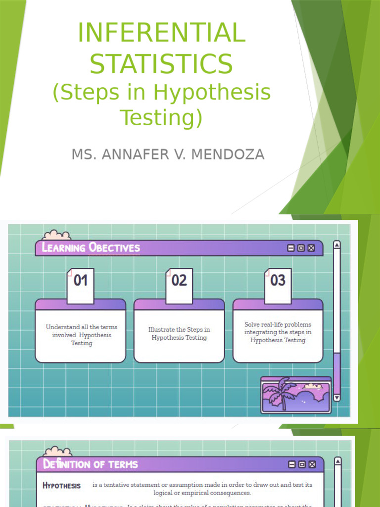 Steps In Hypothesis Testing Pdf P Value Type I And Type Ii Errors