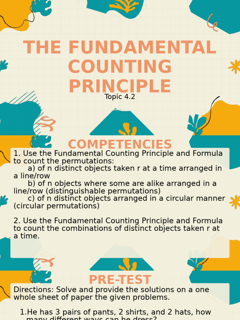 The Fundamental Counting Principle | PDF | Permutation | Combinatorics