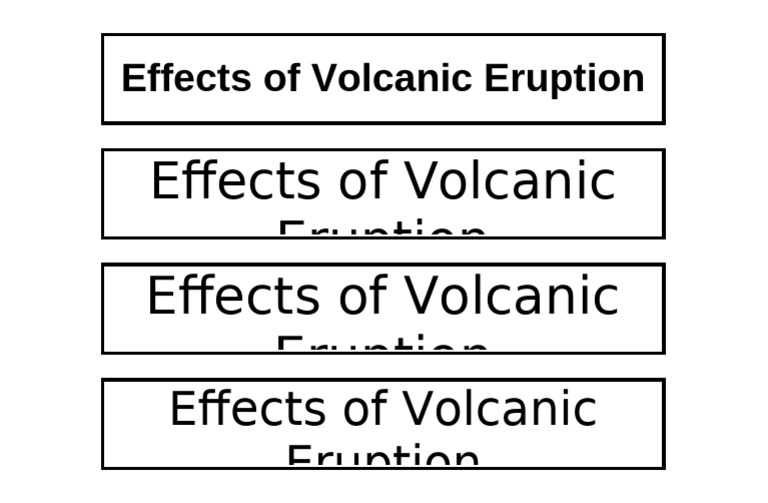 Effects of Volcanic Eruption | PDF