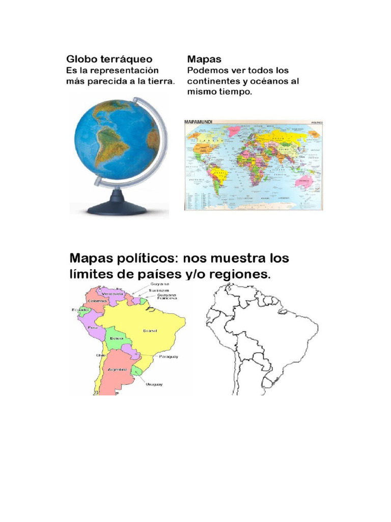 Principales tipos de mapas explicados | PDF | Mapa | Cartografía
