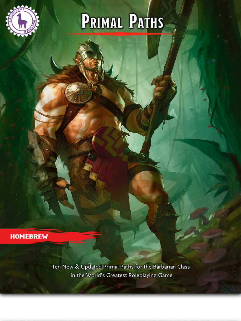 Barbarian Primal Paths - GM Binder | PDF