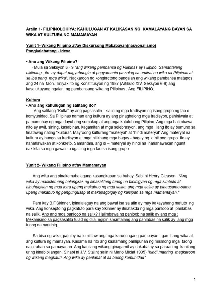 Filipinolohiya (Reviewer) | PDF