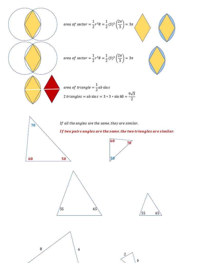 Area Calculations and Similarity | PDF
