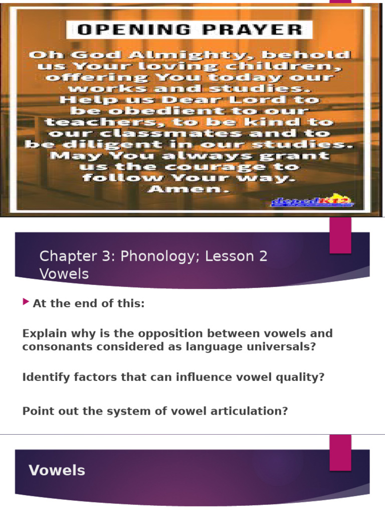 Understanding Vowel Articulation Basics | PDF | Vowel | Consonant