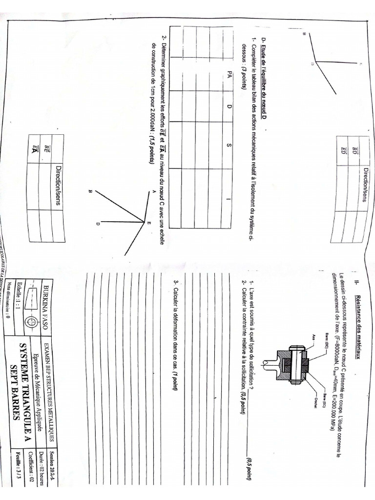 Meca Appliquée SM | PDF