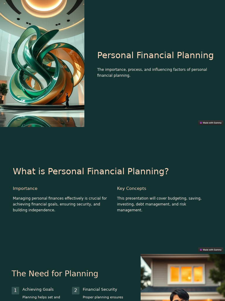 Personal Financial Planning | PDF | Wealth | Expense