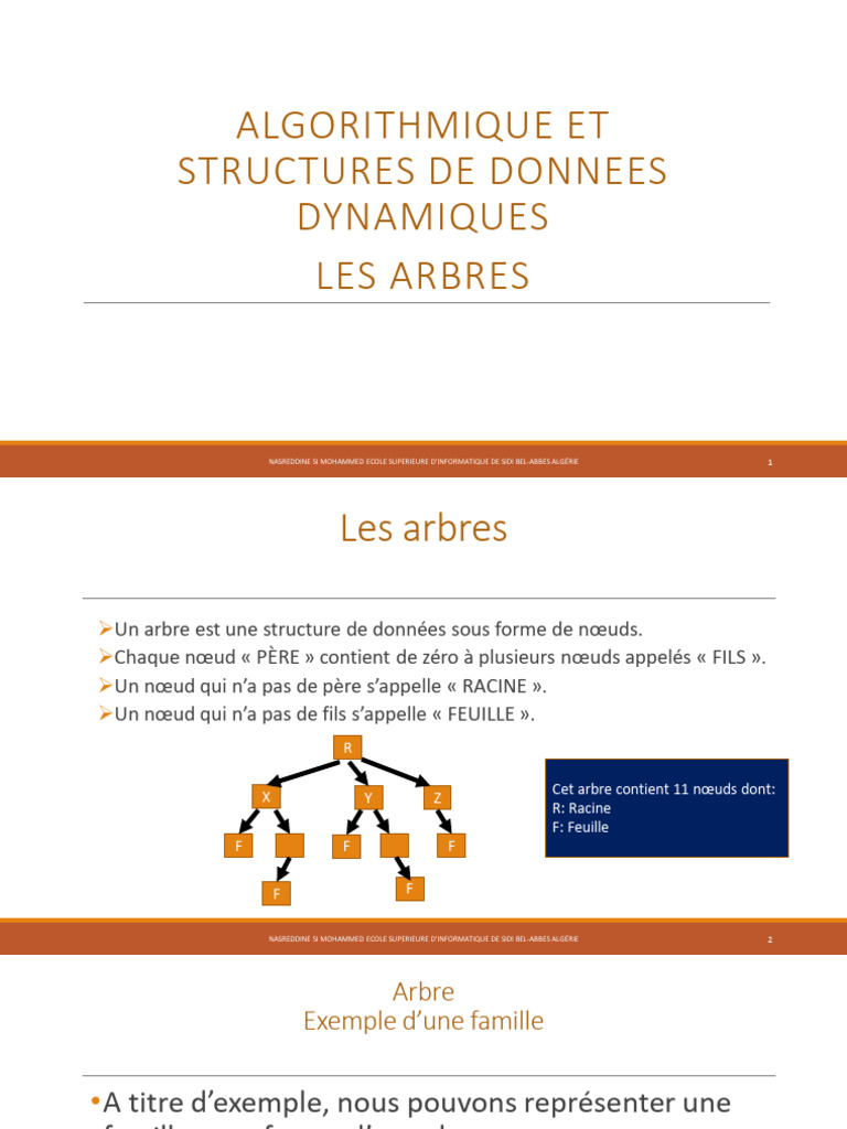 Cours Arbres | PDF | Programmation informatique | Algorithmes et ...