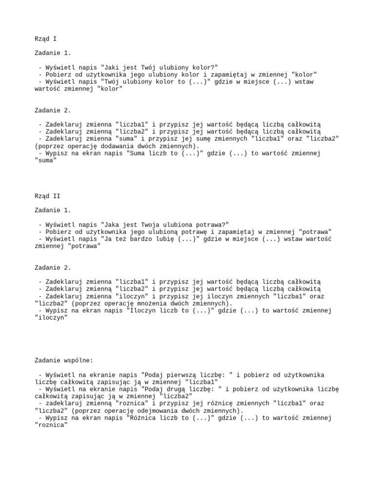 Python - Kartkowka | PDF