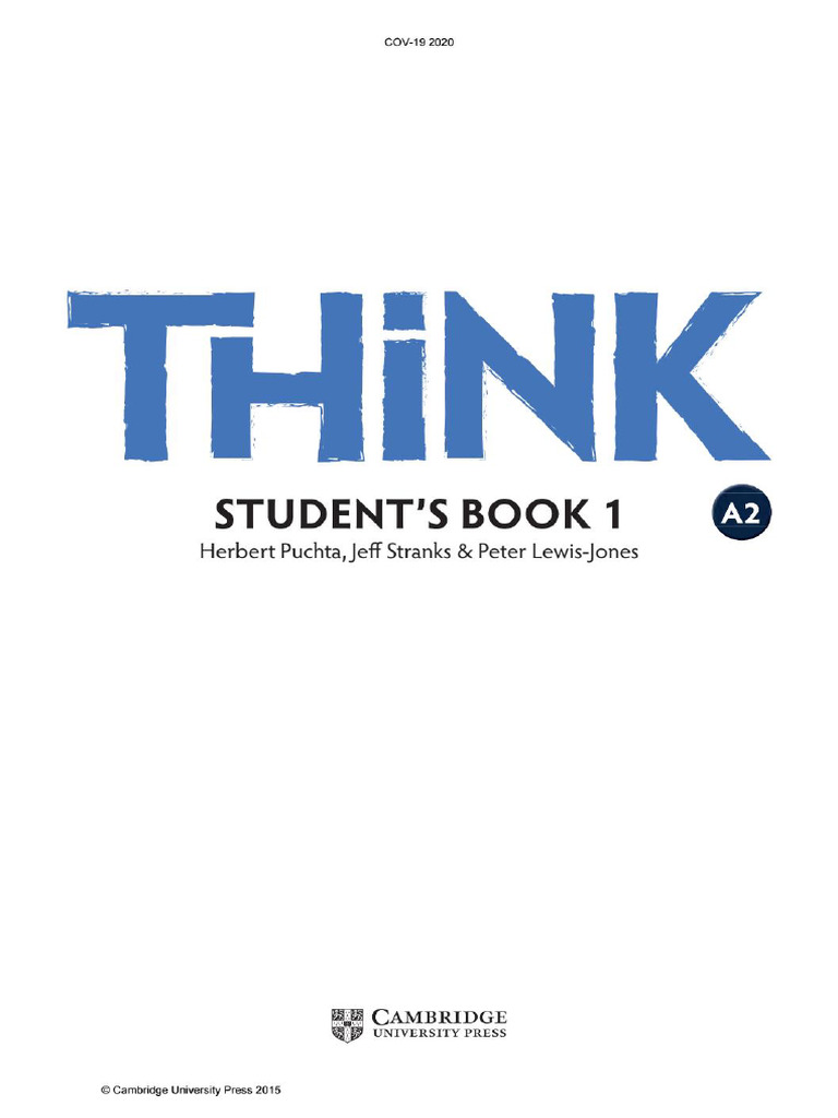 Think 1 A2 Student Book | PDF
