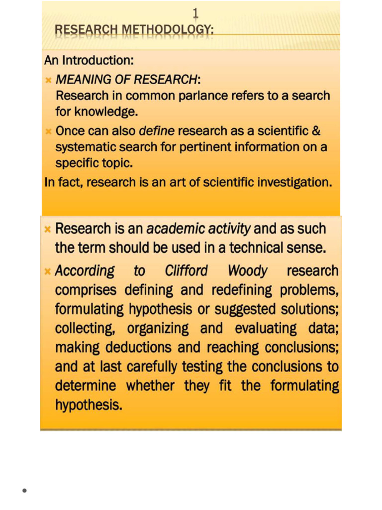 Research methodology 1 | PDF | Qualitative Research | Intelligence (AI) & Semantics